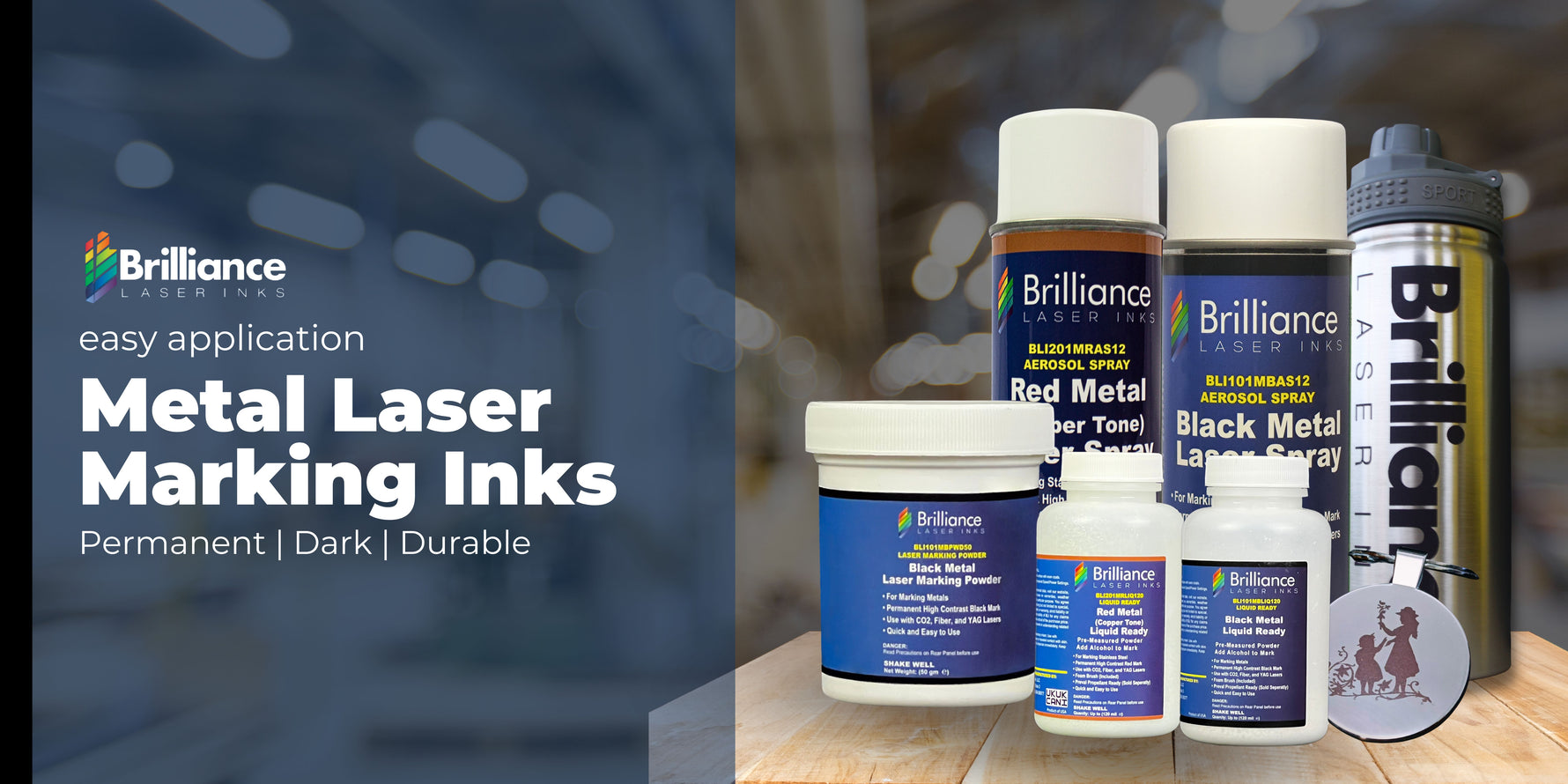 Brilliance Laser Inks | High-Quality Laser Marking Inks
