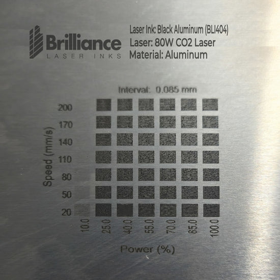 Laser Settings Guide | Brilliance Laser Inks