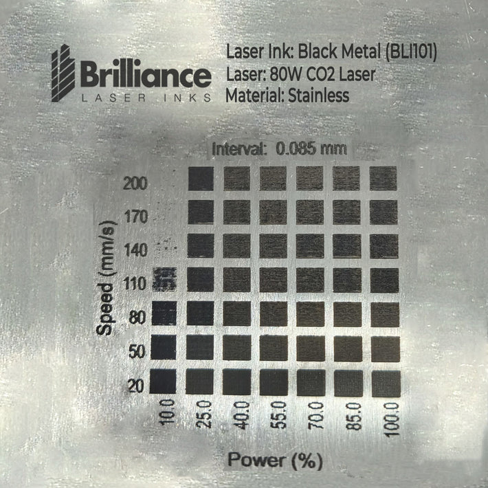 Laser Settings Guide | Brilliance Laser Inks