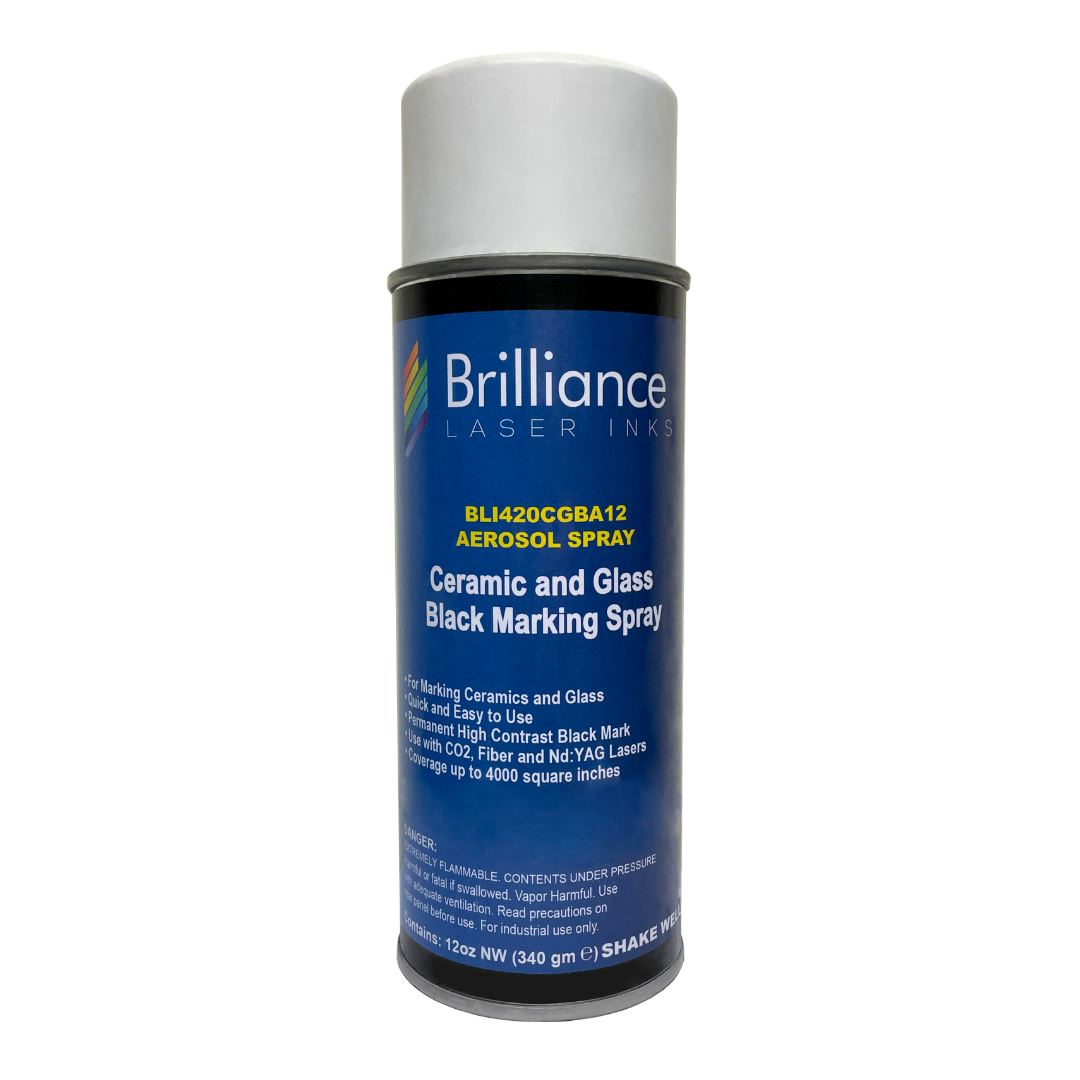 Ceramic and Glass Black Marking Spray - 12oz Aerosol